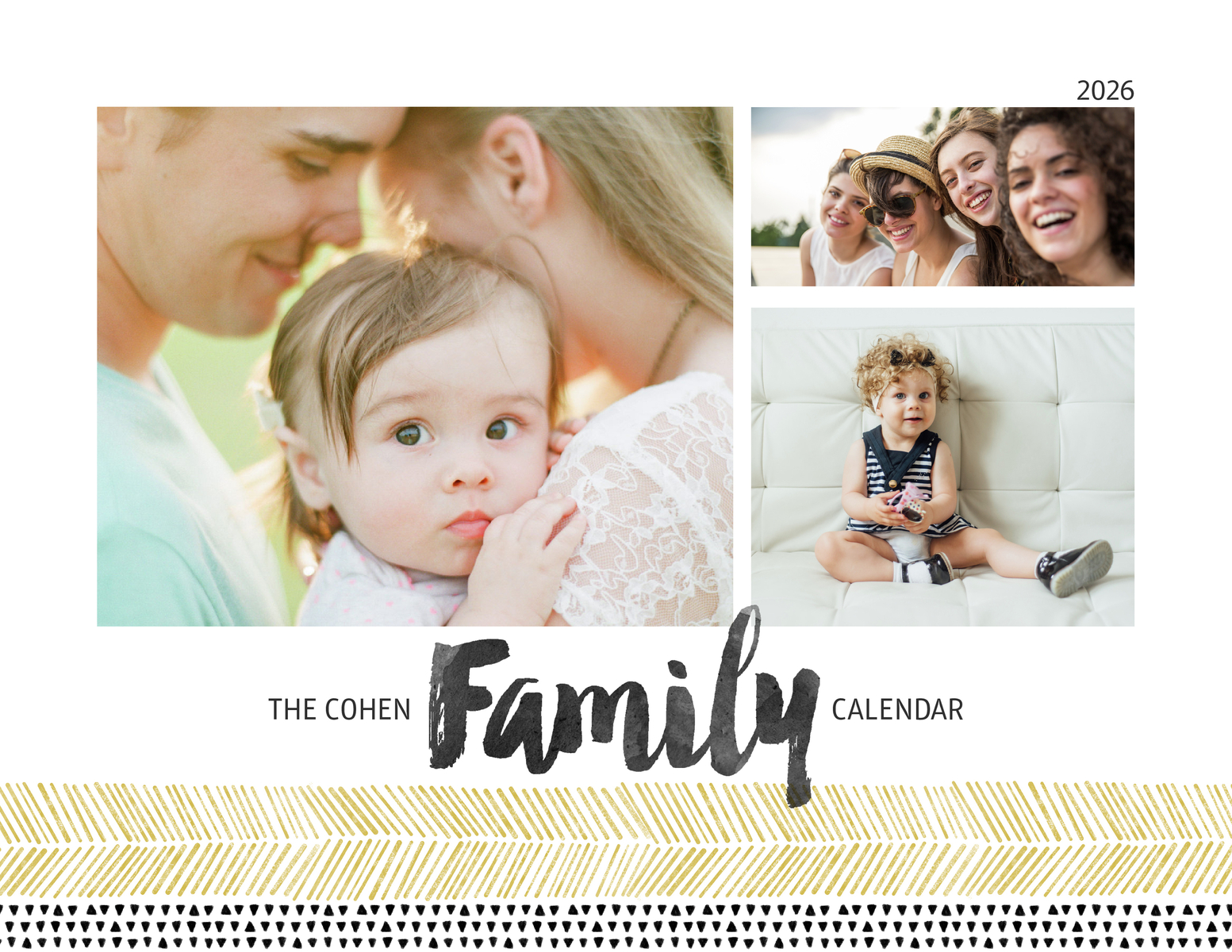 Hand Painted Patterns - Custom Calendars