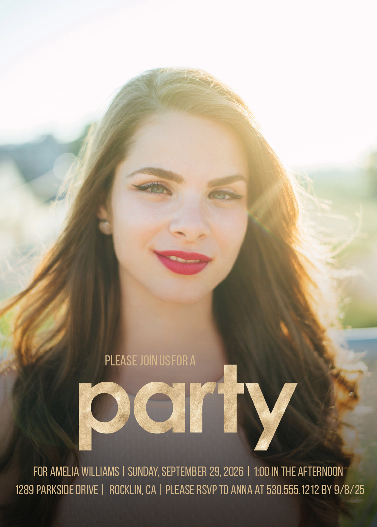 Simple Modern Party - Party Invitations