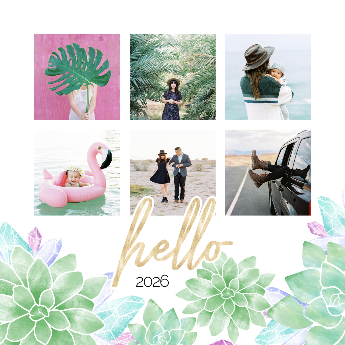 Gemstone Succulents - Custom Calendars