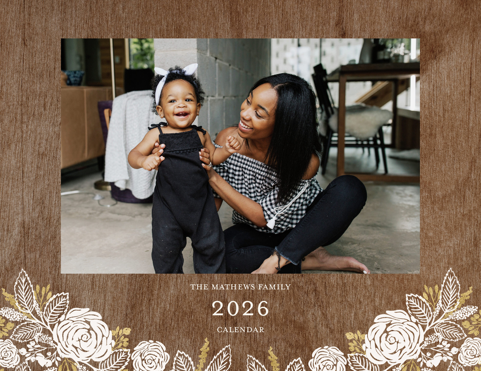 Rustic Chic Calendar - Custom Calendars