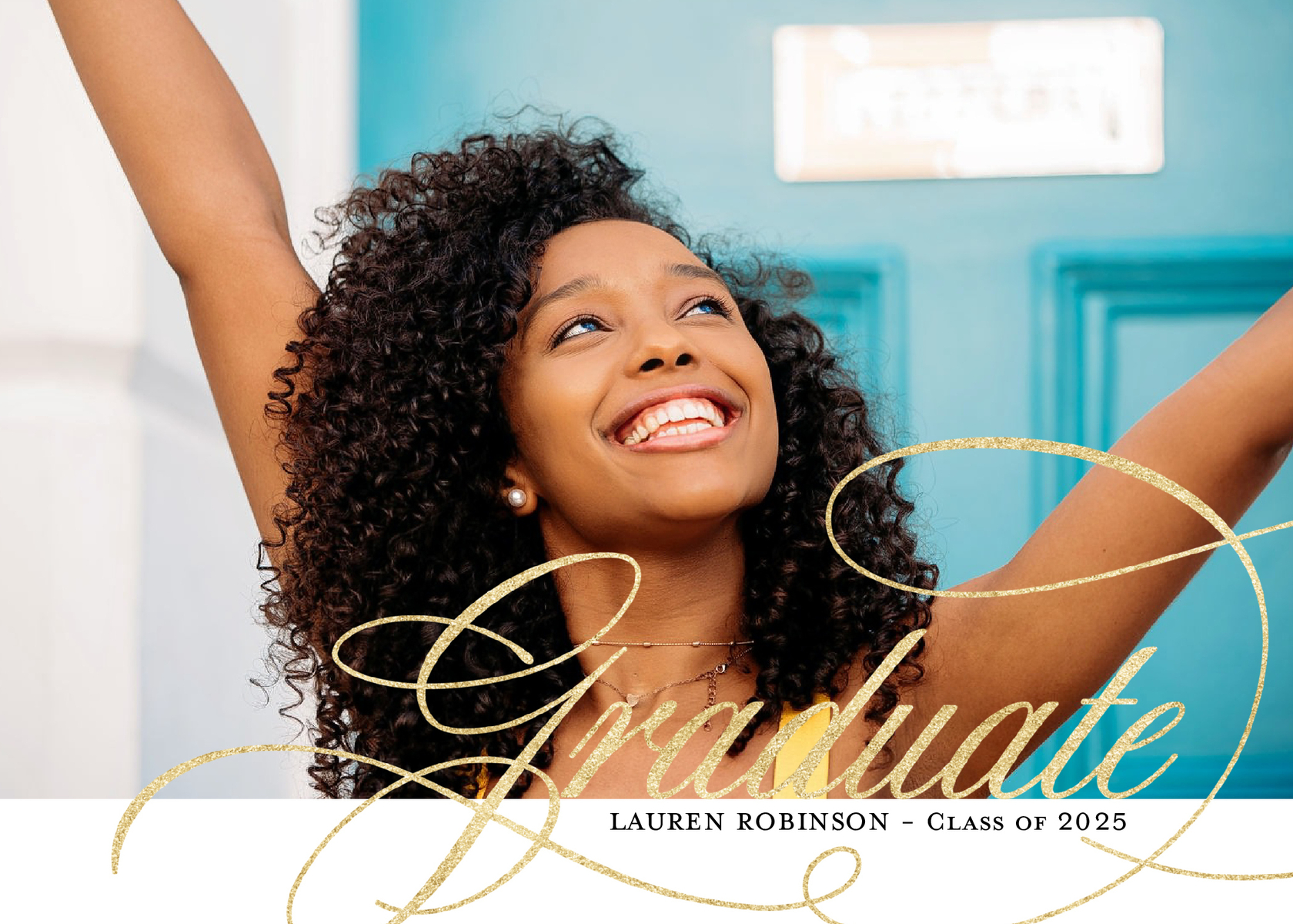 Classic Graduate Script - Graduation Announcements