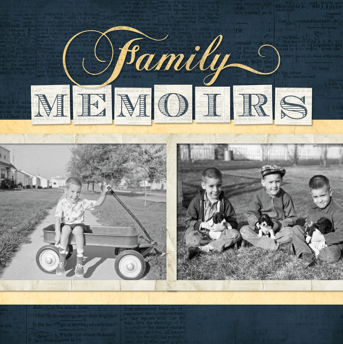 Family Memoirs - Family Photo Books